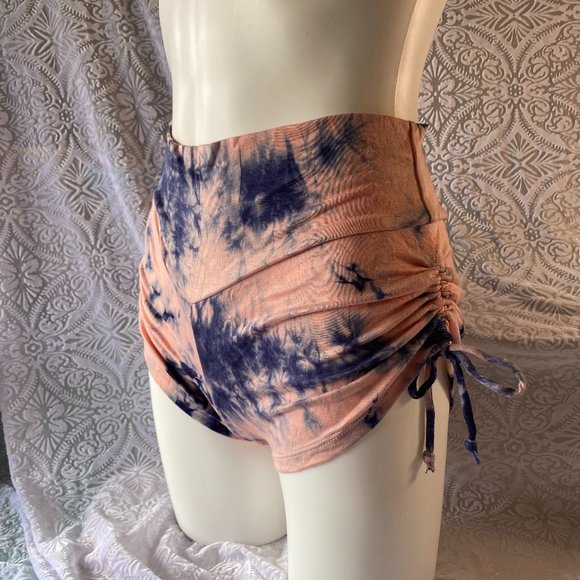 Warrior Within Designs | Shorts | Peach And Navy Cinch Shorts Warrior ...